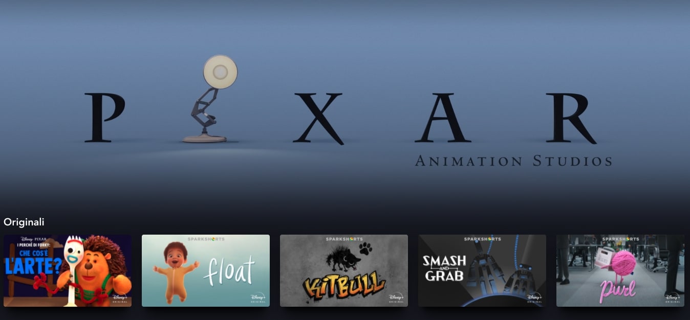 Catalogo Film Pixar da vedere su Disney Plus Aprile 2020